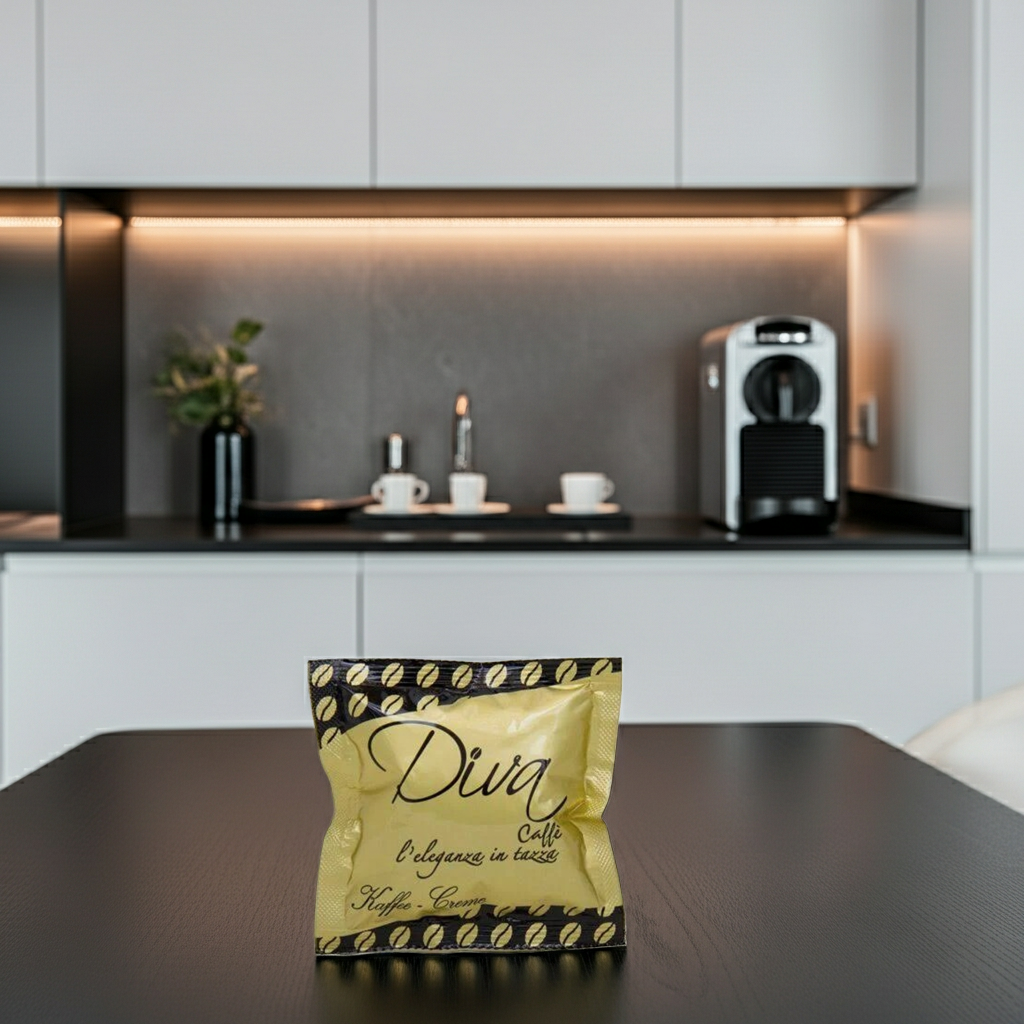 Diva Caffé Café Crème 60/40 - 150 E.S.E. Pads – Kaffeegeniesser