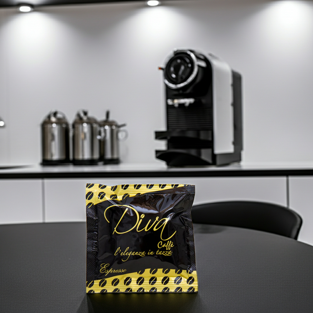 Diva Caffé Espresso 60/40 150 E.S.E. Pads – Kaffeegeniesser